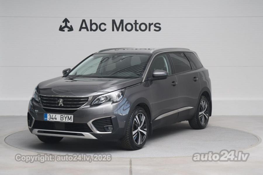 Grey Peugeot 5008 2018 in Tallinn, with an engine capacity of 1.50 L and mileage of 136 thousand km for 17990 €, photo 1 on AUTOMOTO.COM.LV
