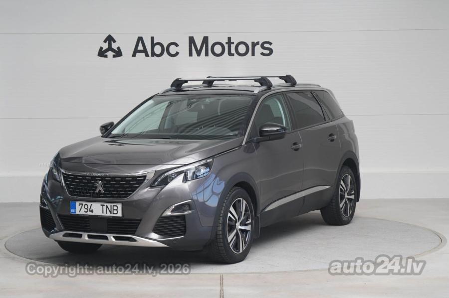 Grey Peugeot 5008 2018 in Tallinn, with an engine capacity of 1.60 L and mileage of 128 thousand km for 16490 €, photo 1 on AUTOMOTO.COM.LV