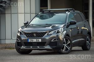 Grey Peugeot 5008 2018 in Riga, with an engine capacity of 2.00 L and mileage of 172 thousand km for 18000 €, photo 7 on AUTOMOTO.COM.LV