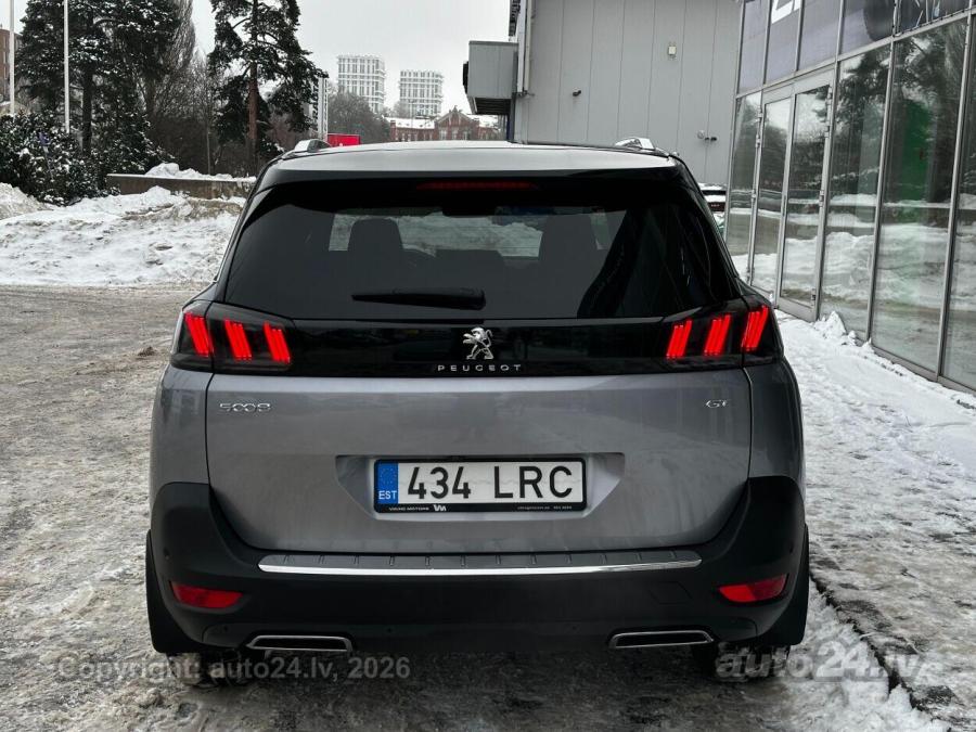 Grey Peugeot 5008 2021 in Tallinn, with an engine capacity of 1.50 L and mileage of 101 thousand km for 21900 €, photo 4 on AUTOMOTO.COM.LV