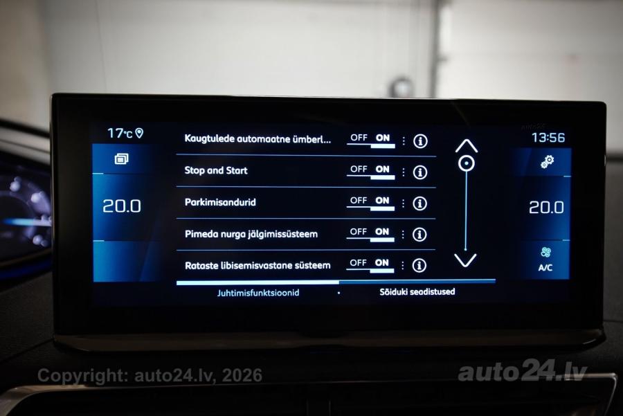 Серый Пежо 5008 2022 в Таллин, объемом двигателя 1.50 л и пробегом 93 тыс. км за 22490 €, фото 20 на AUTOMOTO.COM.LV