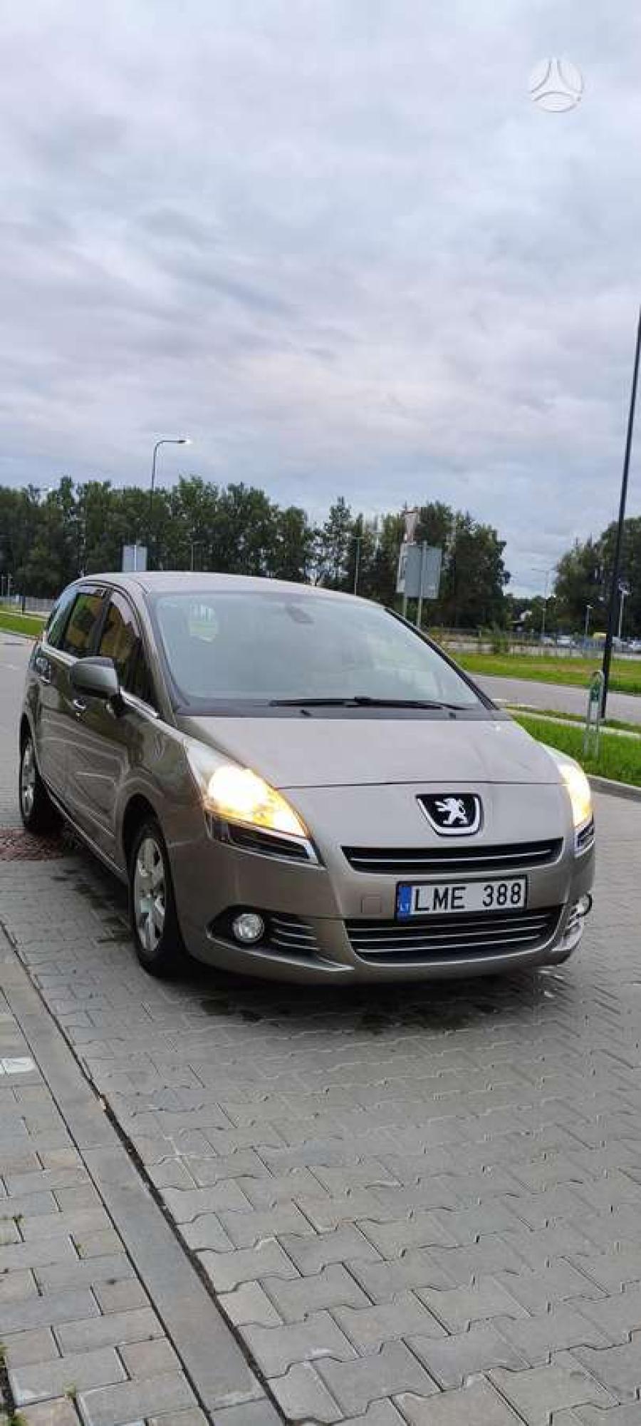 Peugeot 5008 2011 Viļņa, ar dzinēja tilpumu 1.60 L un nobraukumu 304 tūkst. km par 2400 €, foto 22 vietnē AUTOMOTO.COM.LV