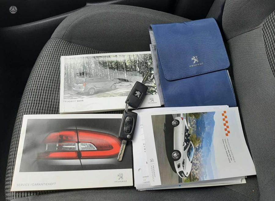 Peugeot 5008 2014 in Marijampole, with an engine capacity of 1.60 L and mileage of 154 thousand km for 4750 €, photo 12 on AUTOMOTO.COM.LV