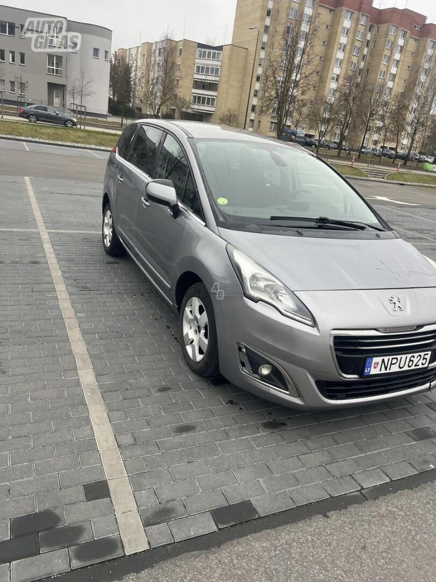 Peugeot 5008 2016 Kauņa, ar dzinēja tilpumu 1.60 L un nobraukumu 289 tūkst. km par 4800 €, foto 1 vietnē AUTOMOTO.COM.LV