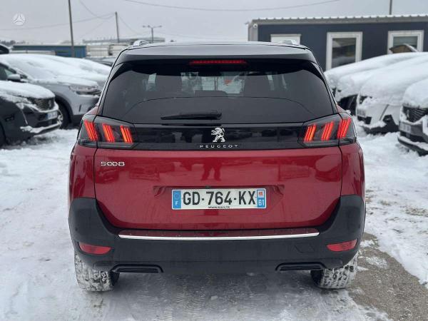 Sarkans Peugeot 5008 2021 Viļņa, ar dzinēja tilpumu 1.20 L un nobraukumu 147 tūkst. km par 14519 €, foto 5 vietnē AUTOMOTO.COM.LV