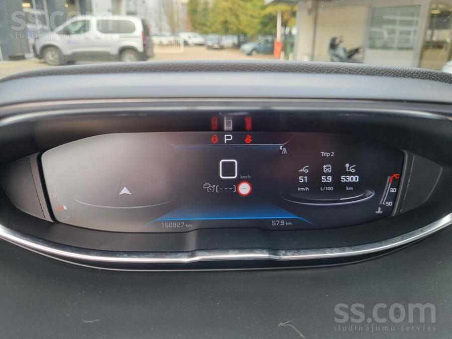 Red Peugeot 5008 2021 in Riga, with an engine capacity of 1.50 L and mileage of 159 thousand km for 20600 €, photo 12 on AUTOMOTO.COM.LV