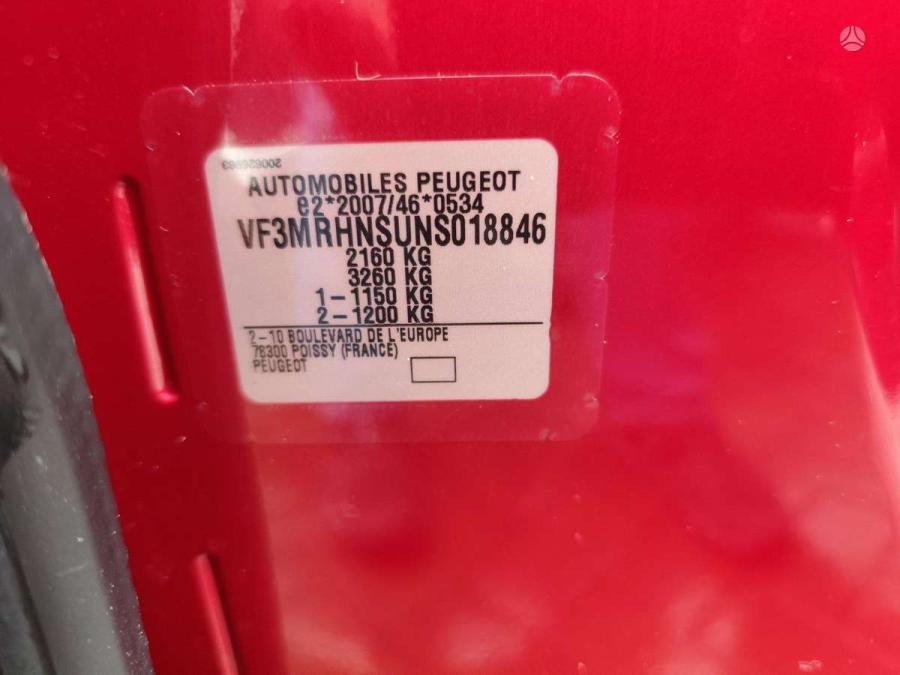 Sarkans Peugeot 5008 2022 Kalvarija, ar dzinēja tilpumu 1.20 L un nobraukumu 92 tūkst. km par 19784 €, foto 23 vietnē AUTOMOTO.COM.LV