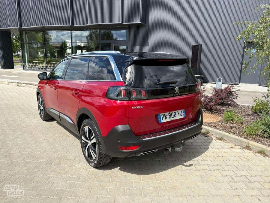 Sarkans Peugeot 5008 2022 Kauņa, ar dzinēja tilpumu 1.50 L un nobraukumu 190 tūkst. km par 16800 €, foto 3 vietnē AUTOMOTO.COM.LV