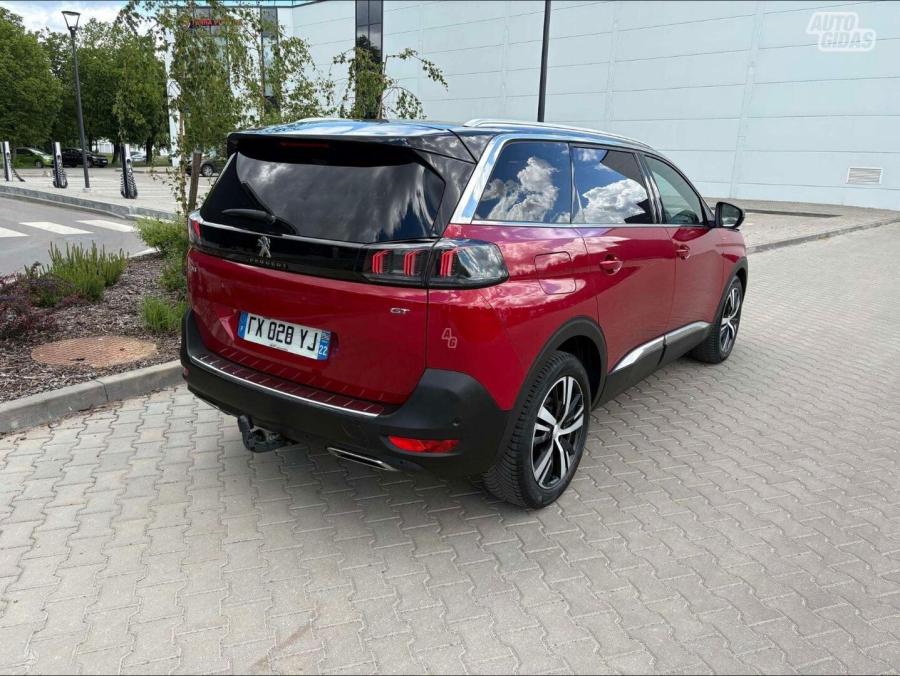 Sarkans Peugeot 5008 2022 Kauņa, ar dzinēja tilpumu 1.50 L un nobraukumu 190 tūkst. km par 16800 €, foto 5 vietnē AUTOMOTO.COM.LV