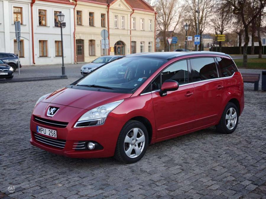Sarkans Peugeot 5008 2010 Kėdainiai, ar dzinēja tilpumu 1.56 L un nobraukumu 264 tūkst. km par 3500 €, foto 4 vietnē AUTOMOTO.COM.LV