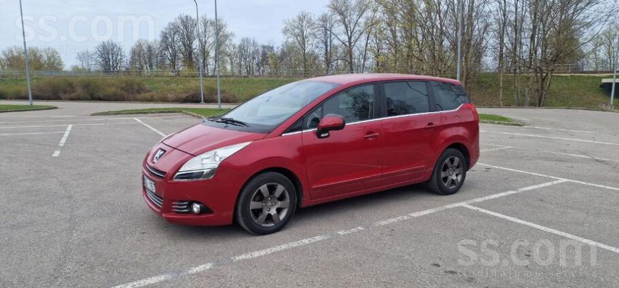 Sarkans Peugeot 5008 2011 Jēkabpils, ar dzinēja tilpumu 1.60 L un nobraukumu 230 tūkst. km par 3400 €, foto 3 vietnē AUTOMOTO.COM.LV