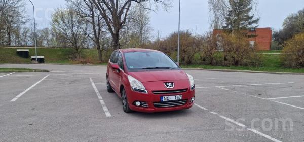 Sarkans Peugeot 5008 2011 Jēkabpils, ar dzinēja tilpumu 1.60 L un nobraukumu 230 tūkst. km par 3400 €, foto 6 vietnē AUTOMOTO.COM.LV