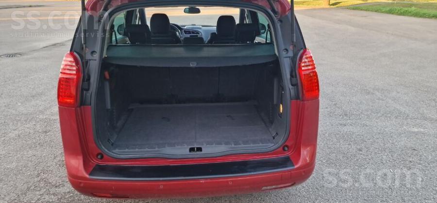 Sarkans Peugeot 5008 2011 Jēkabpils, ar dzinēja tilpumu 1.60 L un nobraukumu 230 tūkst. km par 3400 €, foto 12 vietnē AUTOMOTO.COM.LV