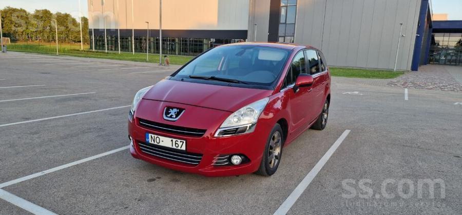 Sarkans Peugeot 5008 2011 Jēkabpils, ar dzinēja tilpumu 1.60 L un nobraukumu 230 tūkst. km par 3900 €, foto 1 vietnē AUTOMOTO.COM.LV