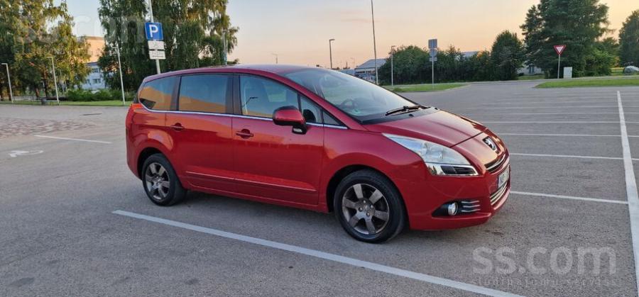 Sarkans Peugeot 5008 2011 Jēkabpils, ar dzinēja tilpumu 1.60 L un nobraukumu 230 tūkst. km par 3900 €, foto 6 vietnē AUTOMOTO.COM.LV