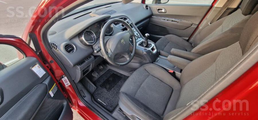 Sarkans Peugeot 5008 2011 Jēkabpils, ar dzinēja tilpumu 1.60 L un nobraukumu 230 tūkst. km par 3900 €, foto 7 vietnē AUTOMOTO.COM.LV