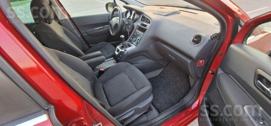 Sarkans Peugeot 5008 2011 Jēkabpils, ar dzinēja tilpumu 1.60 L un nobraukumu 230 tūkst. km par 3900 €, foto 8 vietnē AUTOMOTO.COM.LV