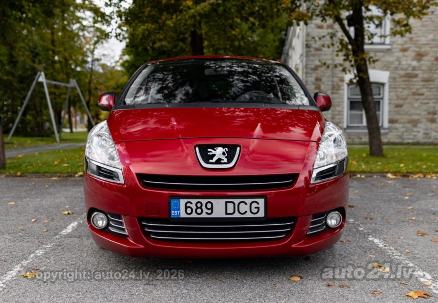 Sarkans Peugeot 5008 2012 Tallina, ar dzinēja tilpumu 1.60 L un nobraukumu 143 tūkst. km par 4799 €, foto 3 vietnē AUTOMOTO.COM.LV