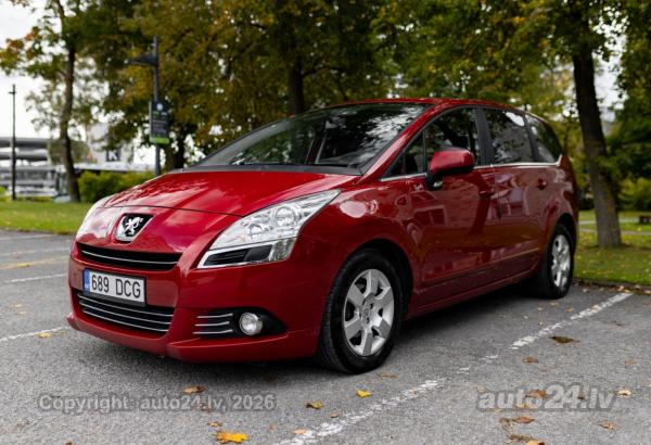 Sarkans Peugeot 5008 2012 Tallina, ar dzinēja tilpumu 1.60 L un nobraukumu 143 tūkst. km par 4799 €, foto 4 vietnē AUTOMOTO.COM.LV