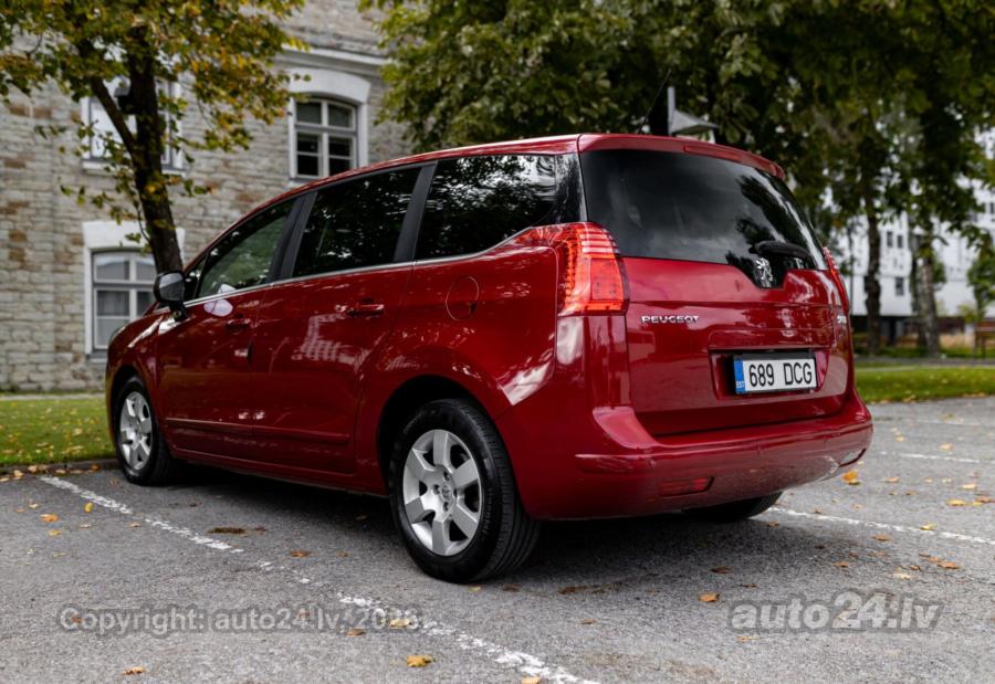 Sarkans Peugeot 5008 2012 Tallina, ar dzinēja tilpumu 1.60 L un nobraukumu 143 tūkst. km par 4799 €, foto 5 vietnē AUTOMOTO.COM.LV