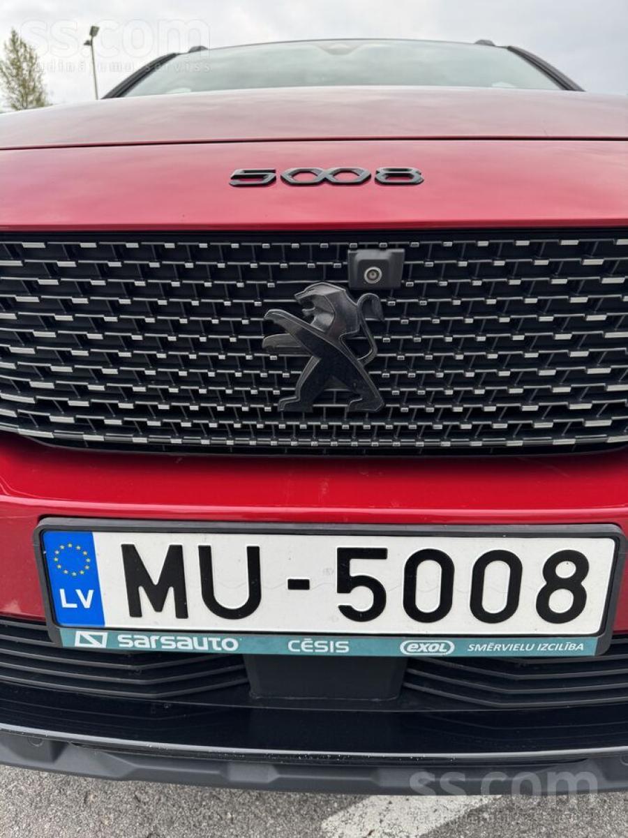 Red Peugeot 5008 2021 in Cesis, with an engine capacity of 1.50 L and mileage of 74 thousand km for 34900 €, photo 17 on AUTOMOTO.COM.LV