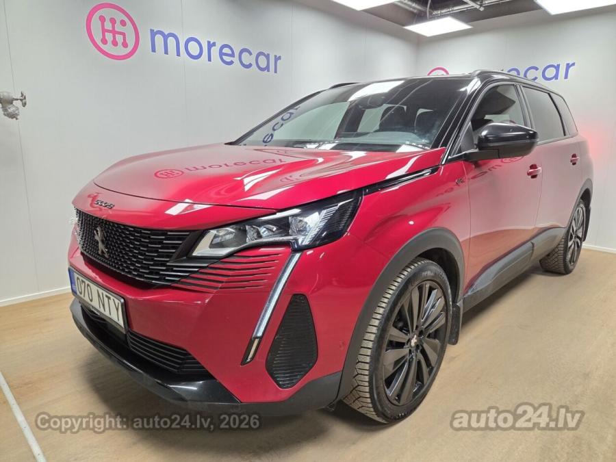 Sarkans Peugeot 5008 2021 Tallina, ar dzinēja tilpumu 1.50 L un nobraukumu 144 tūkst. km par 20900 €, foto 3 vietnē AUTOMOTO.COM.LV