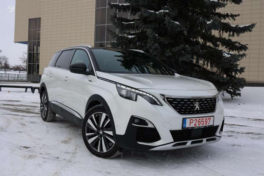 Balts Peugeot 5008 2017 Alīta, ar dzinēja tilpumu 1.20 L un nobraukumu 197 tūkst. km par 10600 €, foto 2 vietnē AUTOMOTO.COM.LV