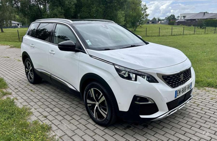 Balts Peugeot 5008 2017 Tauragė, ar dzinēja tilpumu 2.00 L un nobraukumu 185 tūkst. km par 12200 €, foto 6 vietnē AUTOMOTO.COM.LV