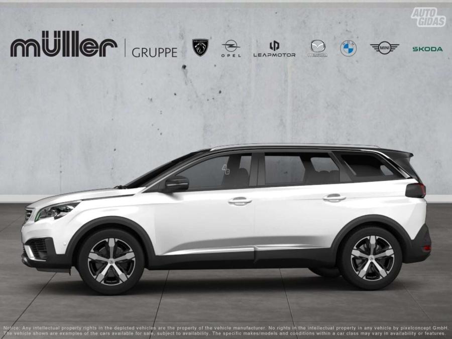 White Peugeot 5008 2018 in Kaunas, with an engine capacity of 2.00 L and mileage of 61 thousand km for 23935 €, photo 3 on AUTOMOTO.COM.LV