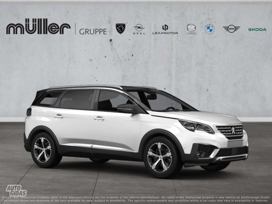 White Peugeot 5008 2018 in Kaunas, with an engine capacity of 2.00 L and mileage of 61 thousand km for 23935 €, photo 7 on AUTOMOTO.COM.LV