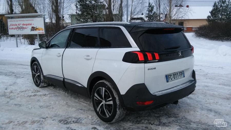 Balts Peugeot 5008 2018 Tauragė, ar dzinēja tilpumu 1.50 L un nobraukumu 129 tūkst. km par 10400 €, foto 5 vietnē AUTOMOTO.COM.LV