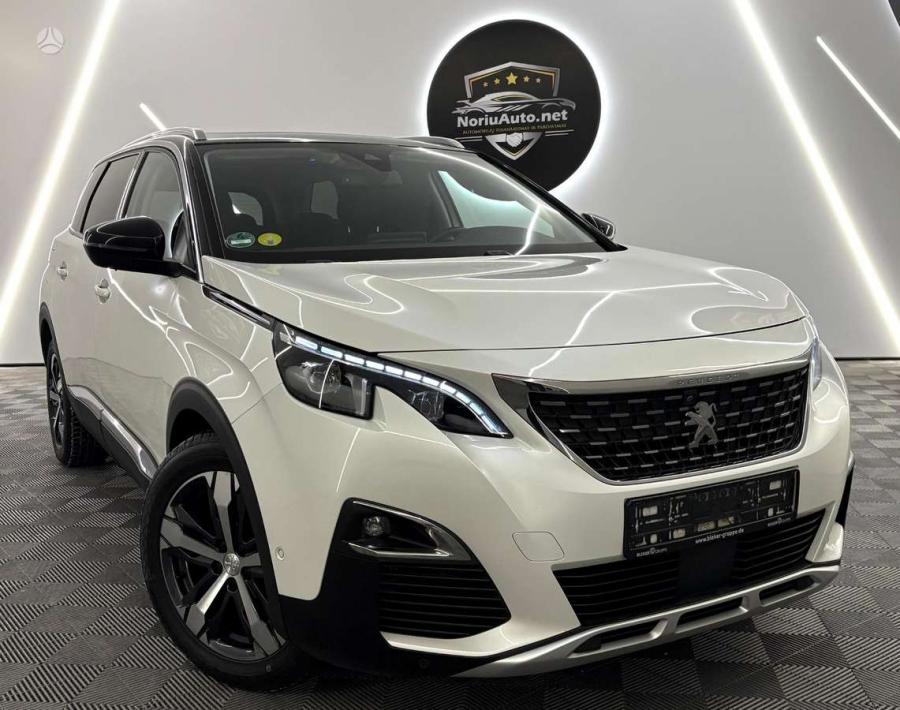 Balts Peugeot 5008 2018 Marijampole, ar dzinēja tilpumu 2.00 L un nobraukumu 274 tūkst. km par 13850 €, foto 1 vietnē AUTOMOTO.COM.LV