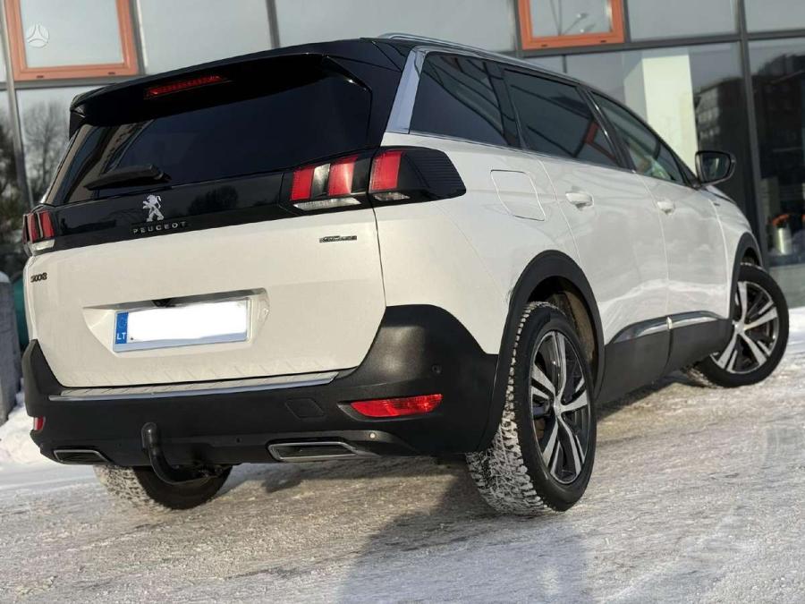 White Peugeot 5008 2018 in Klaipeda, with an engine capacity of 1.50 L and mileage of 345 thousand km for 12880 €, photo 34 on AUTOMOTO.COM.LV