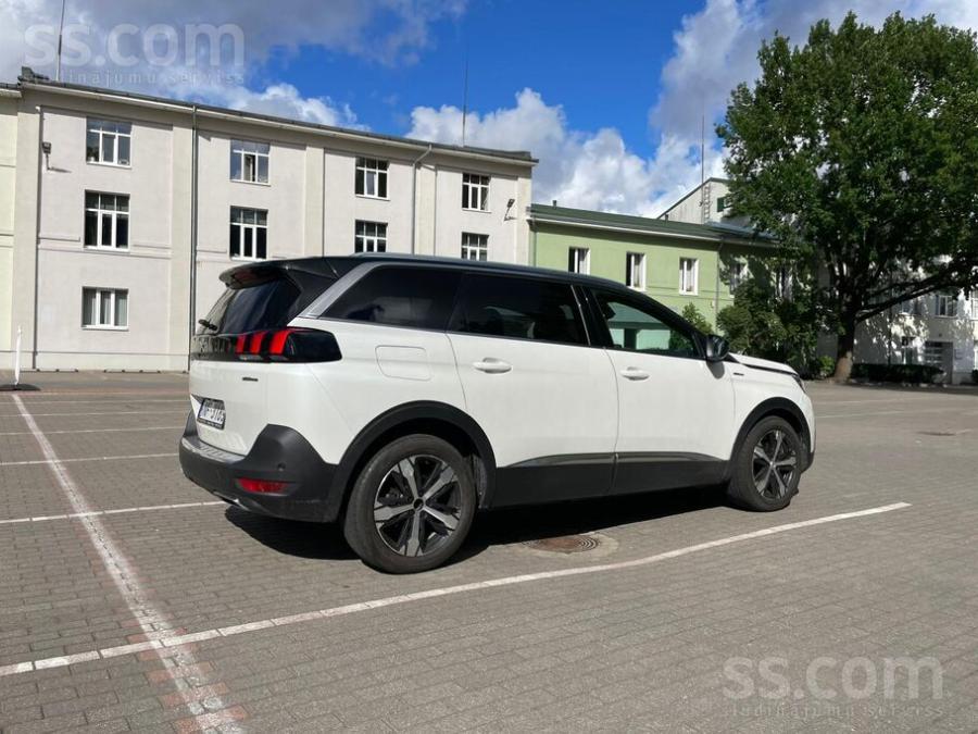 Balts Peugeot 5008 2018 Rīga, ar dzinēja tilpumu 1.60 L un nobraukumu 261 tūkst. km par 10200 €, foto 5 vietnē AUTOMOTO.COM.LV