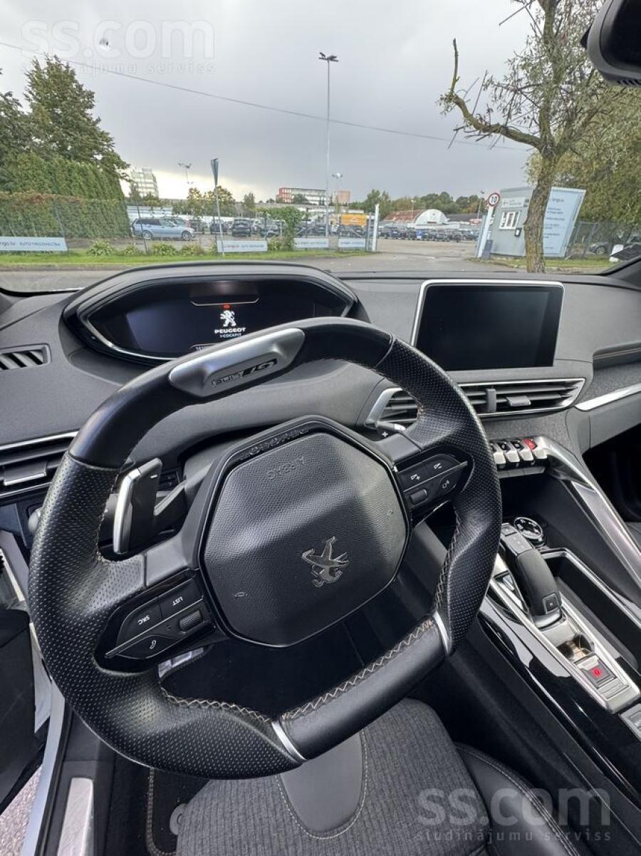 White Peugeot 5008 2018 in Riga, with an engine capacity of 1.50 L and mileage of 141 thousand km for 13800 €, photo 14 on AUTOMOTO.COM.LV