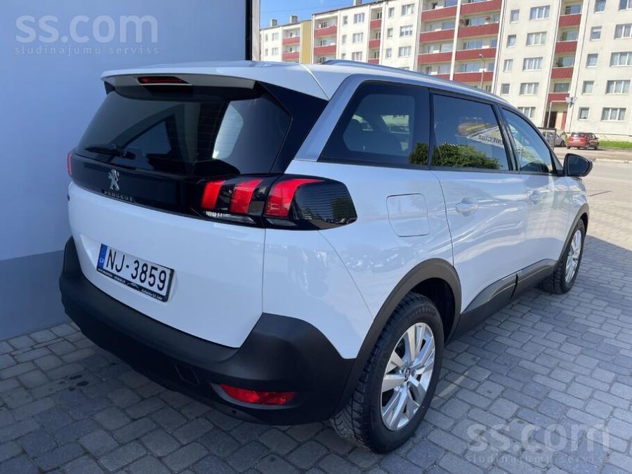 Balts Peugeot 5008 2019 Talsi, ar dzinēja tilpumu 1.50 L un nobraukumu 147 tūkst. km par 10990 €, foto 3 vietnē AUTOMOTO.COM.LV
