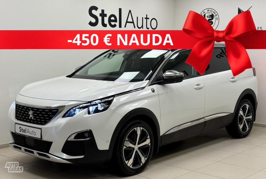 White Peugeot 5008 2019 in Vilnius, with an engine capacity of 1.20 L and mileage of 67 thousand km for 17790 €, photo 1 on AUTOMOTO.COM.LV