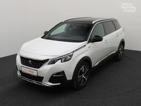 Balts Peugeot 5008 2019 Viļņa, ar dzinēja tilpumu 1.50 L un nobraukumu 153 tūkst. km par 18199 €, foto  vietnē AUTOMOTO.COM.LV