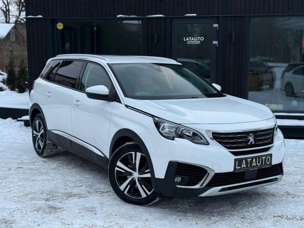 White Peugeot 5008 2019 in Riga, with an engine capacity of 1.50 L and mileage of 81 thousand km for 15900 €, photo 2 on AUTOMOTO.COM.LV