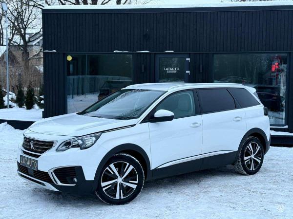 White Peugeot 5008 2019 in Riga, with an engine capacity of 1.50 L and mileage of 81 thousand km for 15900 €, photo 10 on AUTOMOTO.COM.LV