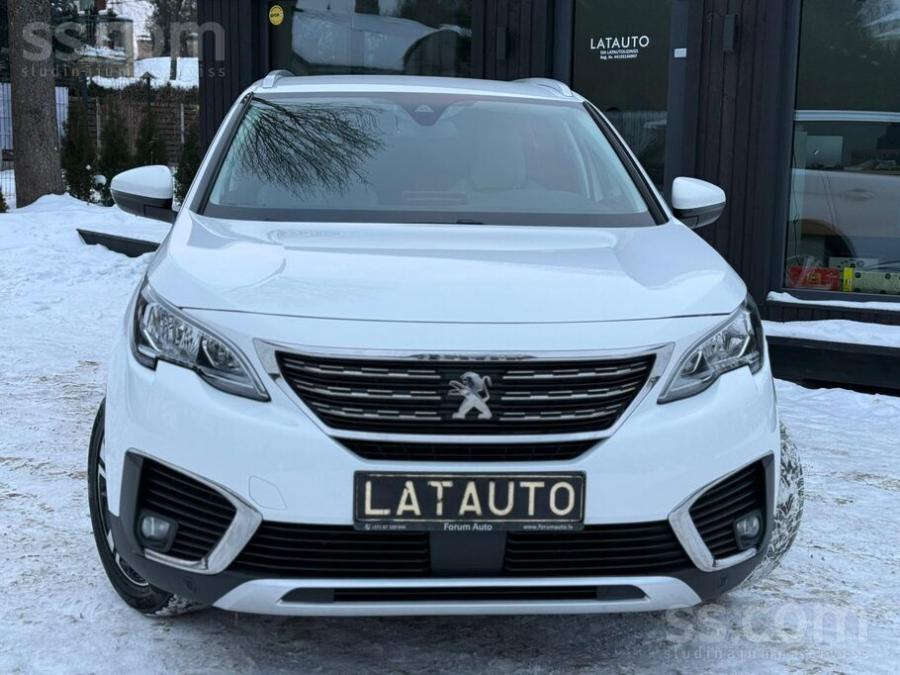 White Peugeot 5008 2019 in Riga, with an engine capacity of 1.50 L and mileage of 81 thousand km for 15700 €, photo 8 on AUTOMOTO.COM.LV