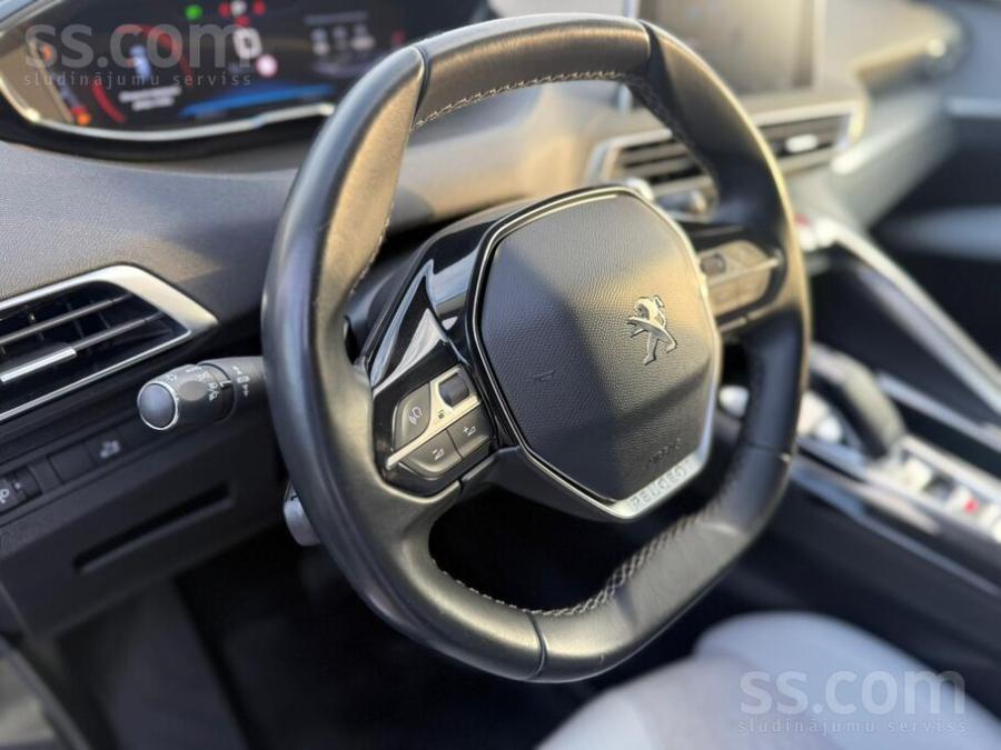 White Peugeot 5008 2019 in Riga, with an engine capacity of 1.50 L and mileage of 81 thousand km for 15700 €, photo 16 on AUTOMOTO.COM.LV