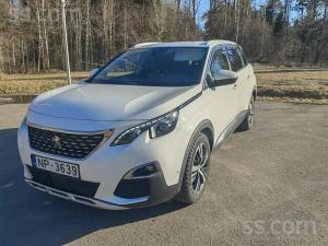 White Peugeot 5008 2019 in Riga, with an engine capacity of 1.50 L and mileage of 148 thousand km for 14990 €, photo 3 on AUTOMOTO.COM.LV