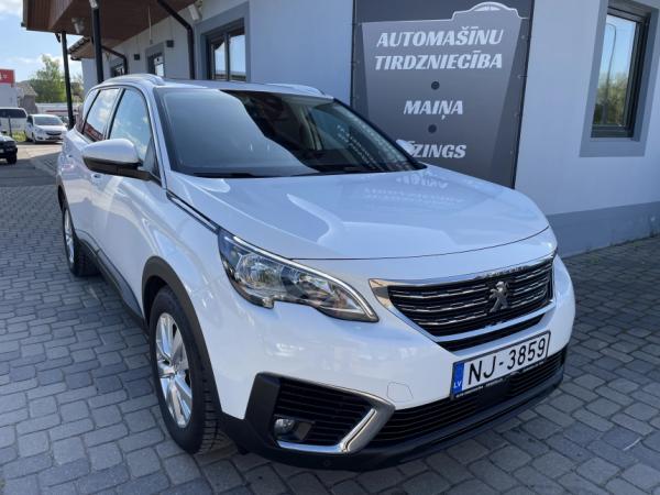White Peugeot 5008 2019 in Riga, with an engine capacity of 1.50 L and mileage of 147 thousand km for 11600 €, photo 1 on AUTOMOTO.COM.LV