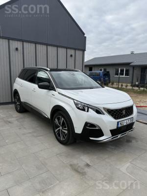 White Peugeot 5008 2019 in Riga, with an engine capacity of 1.50 L and mileage of 153 thousand km for 15400 €, photo 3 on AUTOMOTO.COM.LV