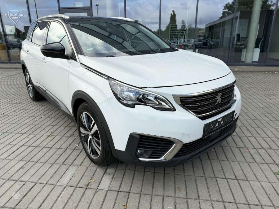 Белый Пежо 5008 2019 в Каунас, объемом двигателя 1.20 л и пробегом 189 тыс. км за 11200 €, фото 3 на AUTOMOTO.COM.LV