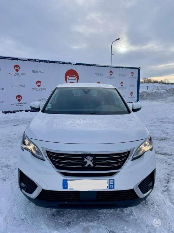 White Peugeot 5008 2020 in Taurage, with an engine capacity of 1.50 L and mileage of 200 thousand km for 9500 €, photo 1 on AUTOMOTO.COM.LV