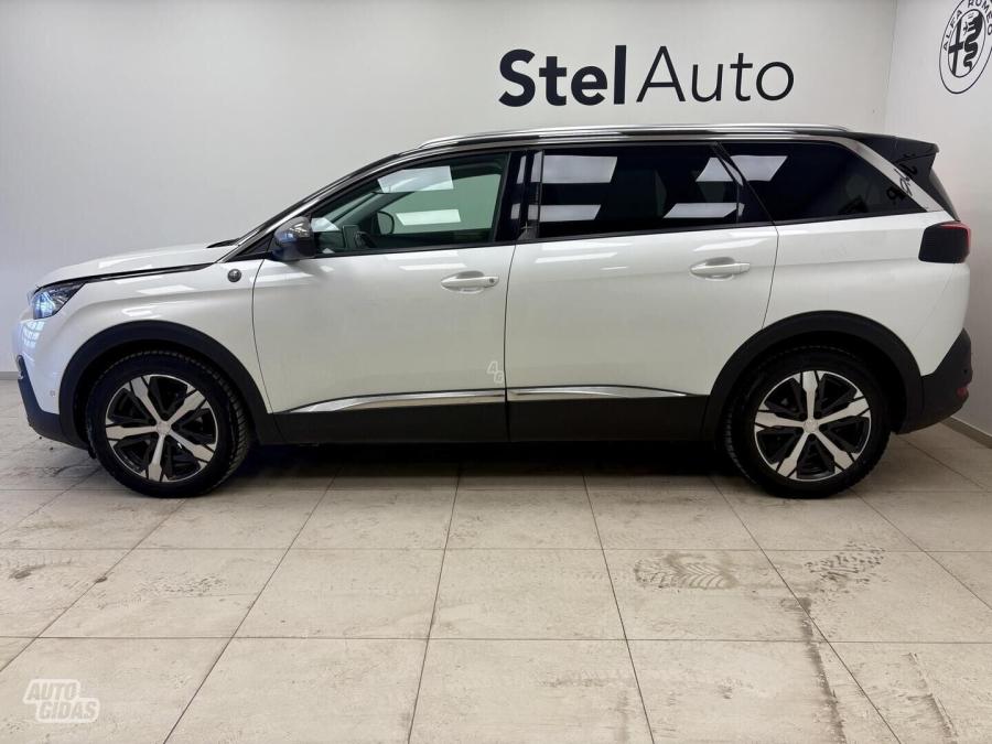 White Peugeot 5008 2020 in Vilnius, with an engine capacity of 1.50 L and mileage of 141 thousand km for 17290 €, photo 2 on AUTOMOTO.COM.LV