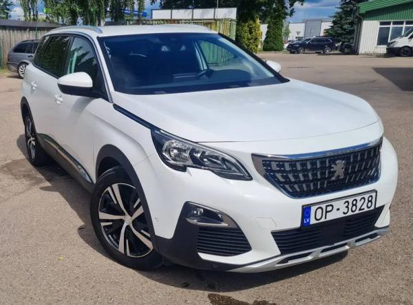 White Peugeot 5008 2020 in Jelgava, with an engine capacity of 1.50 L and mileage of 162 thousand km for 11900 €, photo 4 on AUTOMOTO.COM.LV