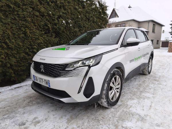 White Peugeot 5008 2021 in Kalvarija, with an engine capacity of 1.20 L and mileage of 74 thousand km for 14278 €, photo 1 on AUTOMOTO.COM.LV